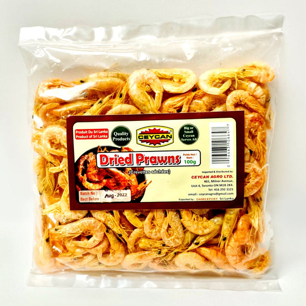Dried Prawns - 100g – Ceylon Groceries